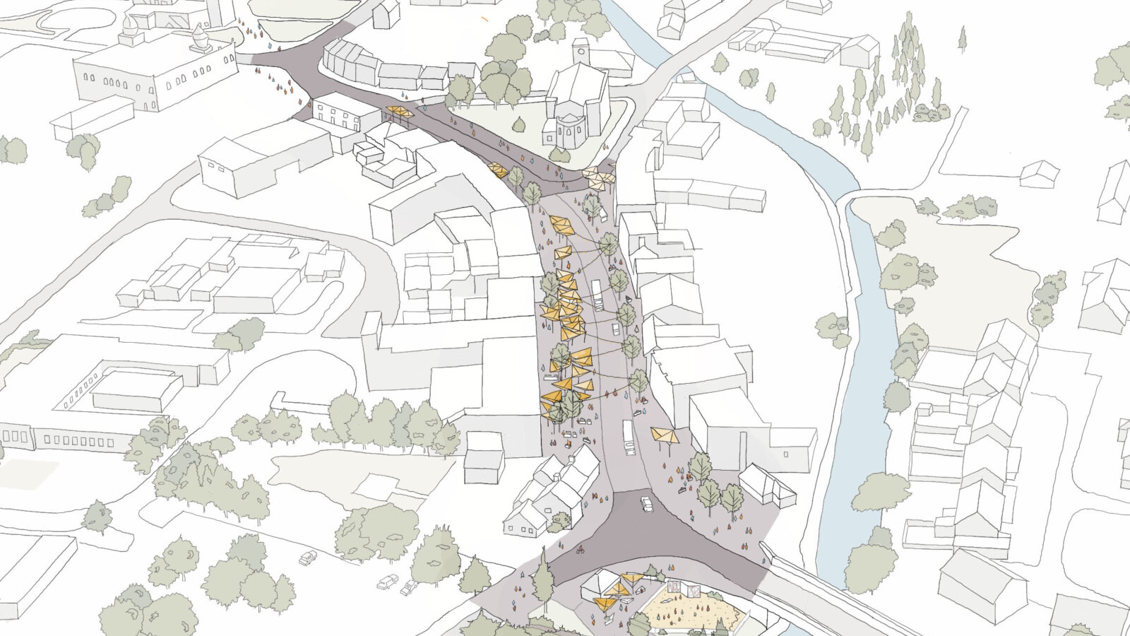 Wednesfield High Street Sketchbook - Glancy Nicholls Architects